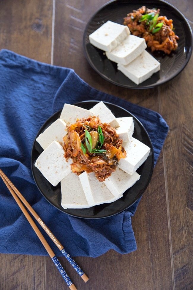 Does kimchi have tofu?