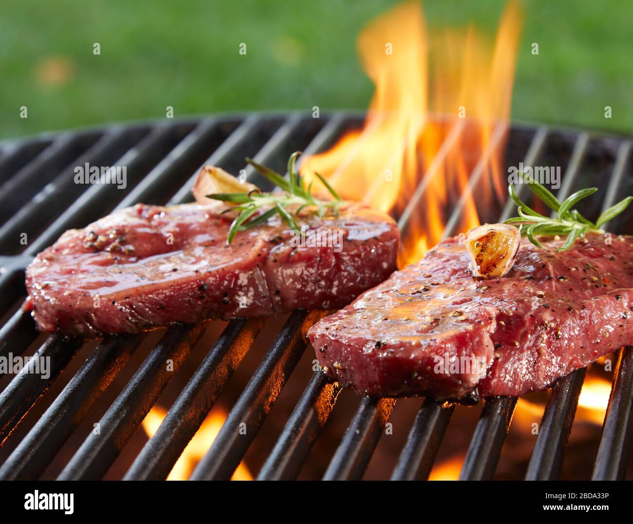 Does rosemary burn on the grill?
