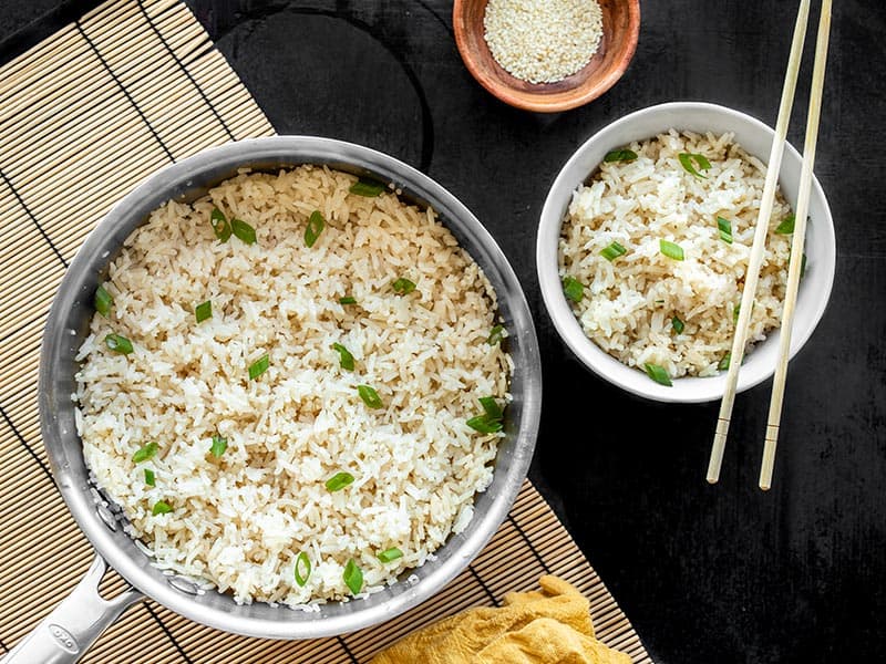 Does sesame oil taste good on rice?