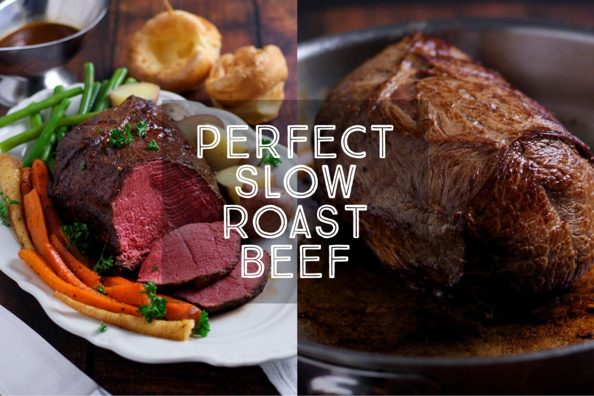 Does slow roasting make meat tender?