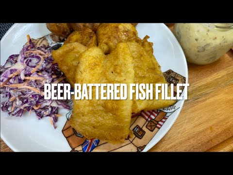 Does the alcohol cook off in beer battered fish?