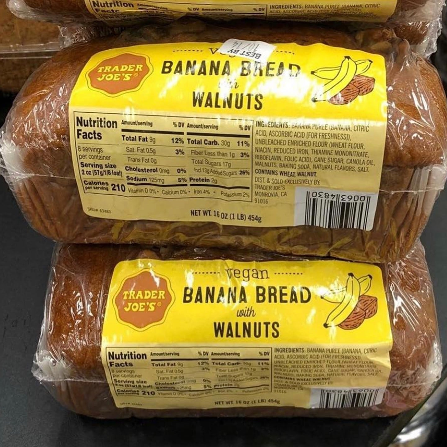 Does Trader Joe's have vegan bread?