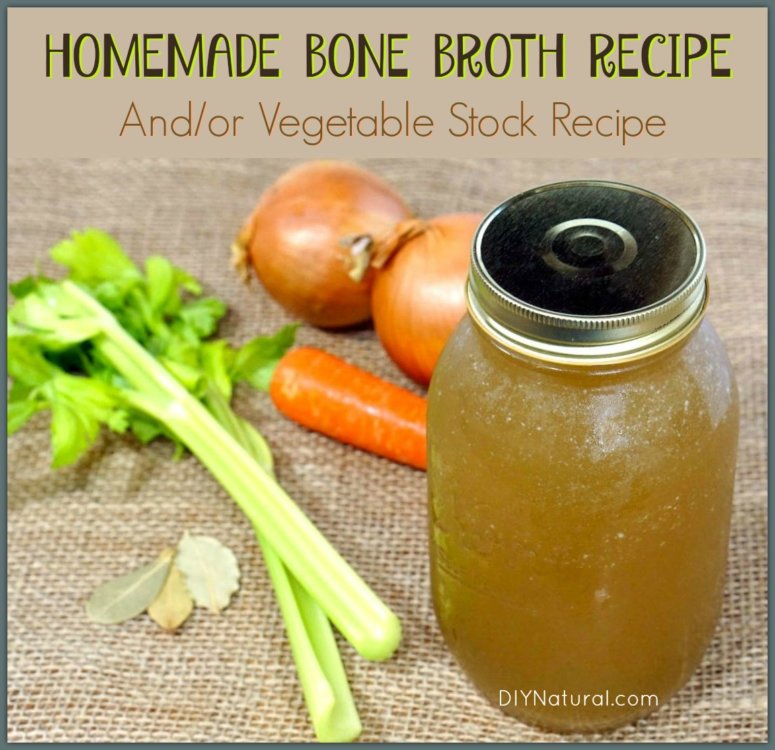 Does vegetable stock use bones?