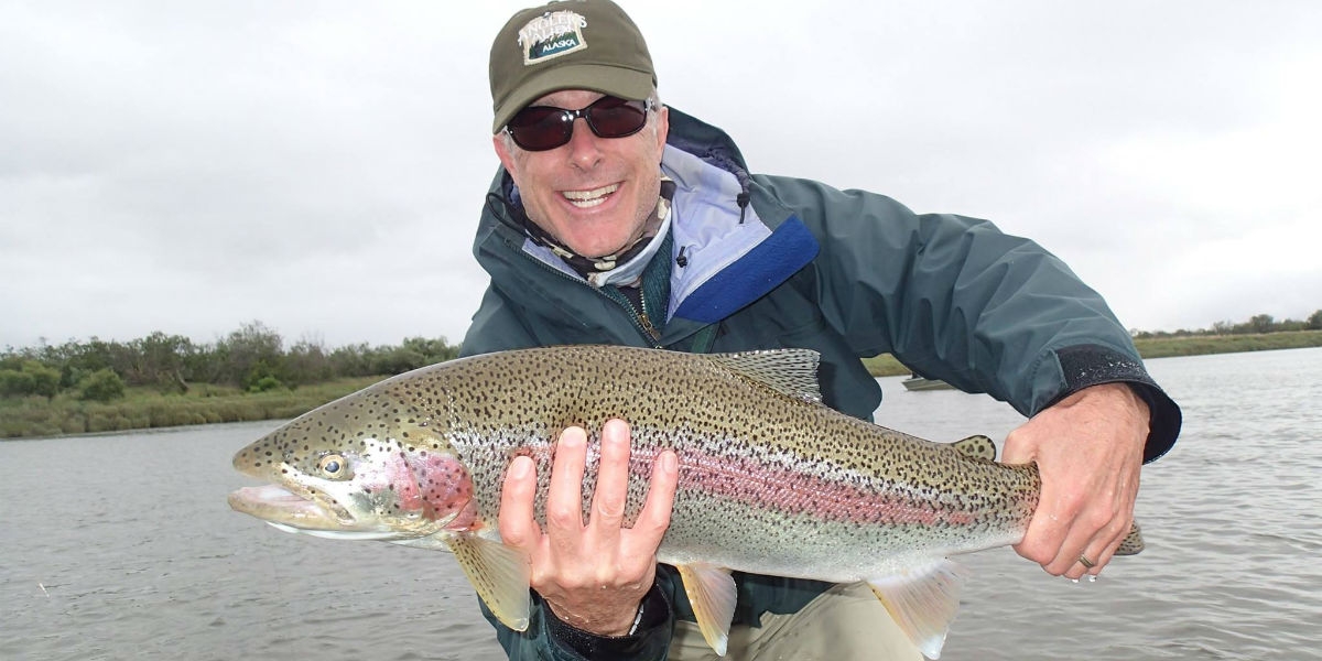 How big is a trophy rainbow trout?