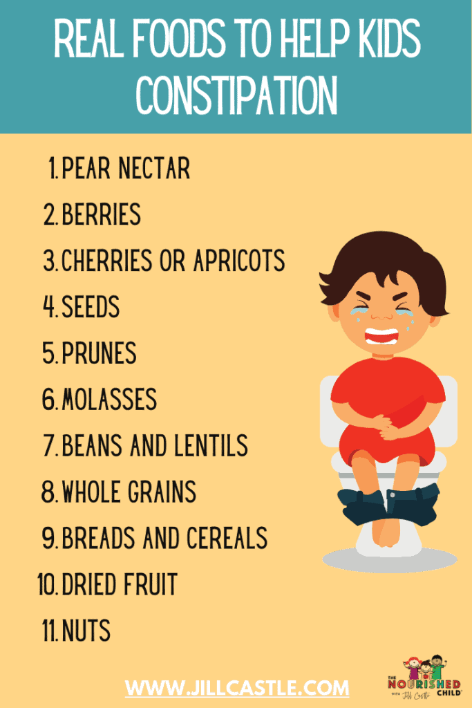 How can I get immediate relief from constipation in my child?