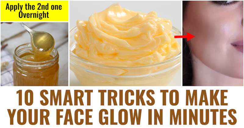 How can I glow my face in 5 minutes?