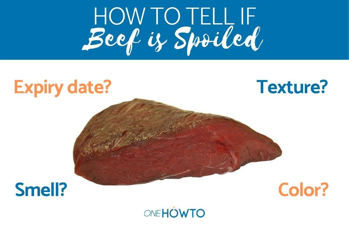 How can you tell if raw beef is bad?