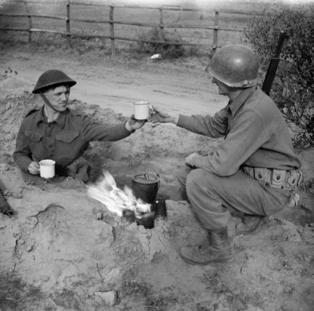 How did Britain get tea in ww2?
