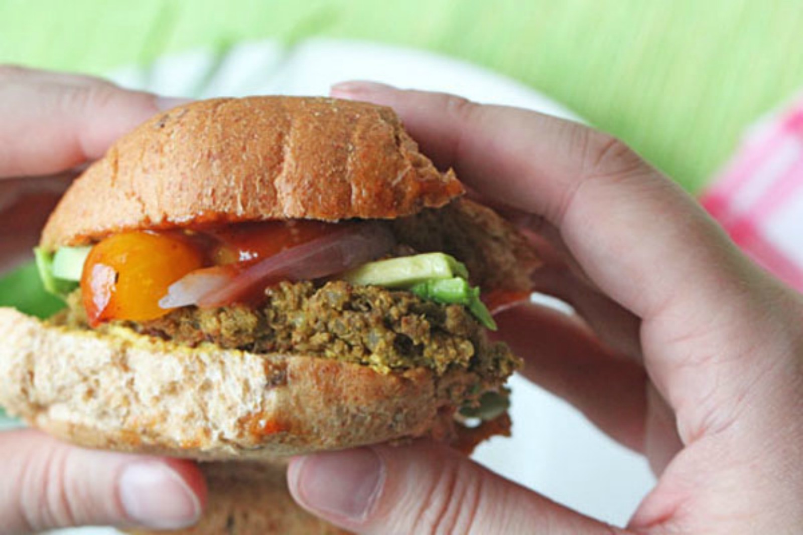 How do I keep my veggie burgers from falling apart?