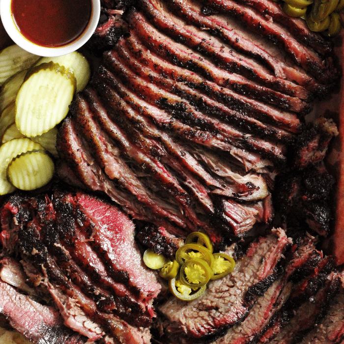 How do Texans eat brisket?