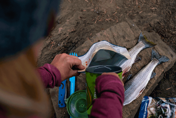 How do you boil fish without a fire?