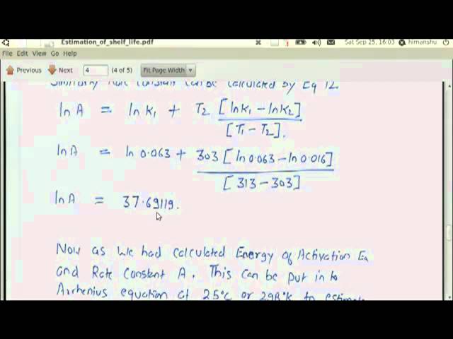 How do you calculate shelf life?