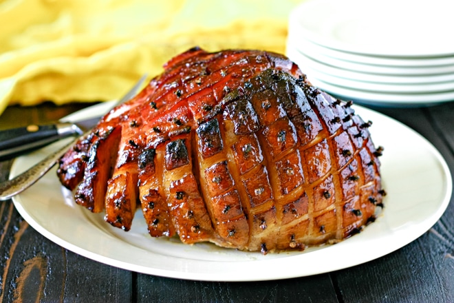 How do you cook a smoked ham?