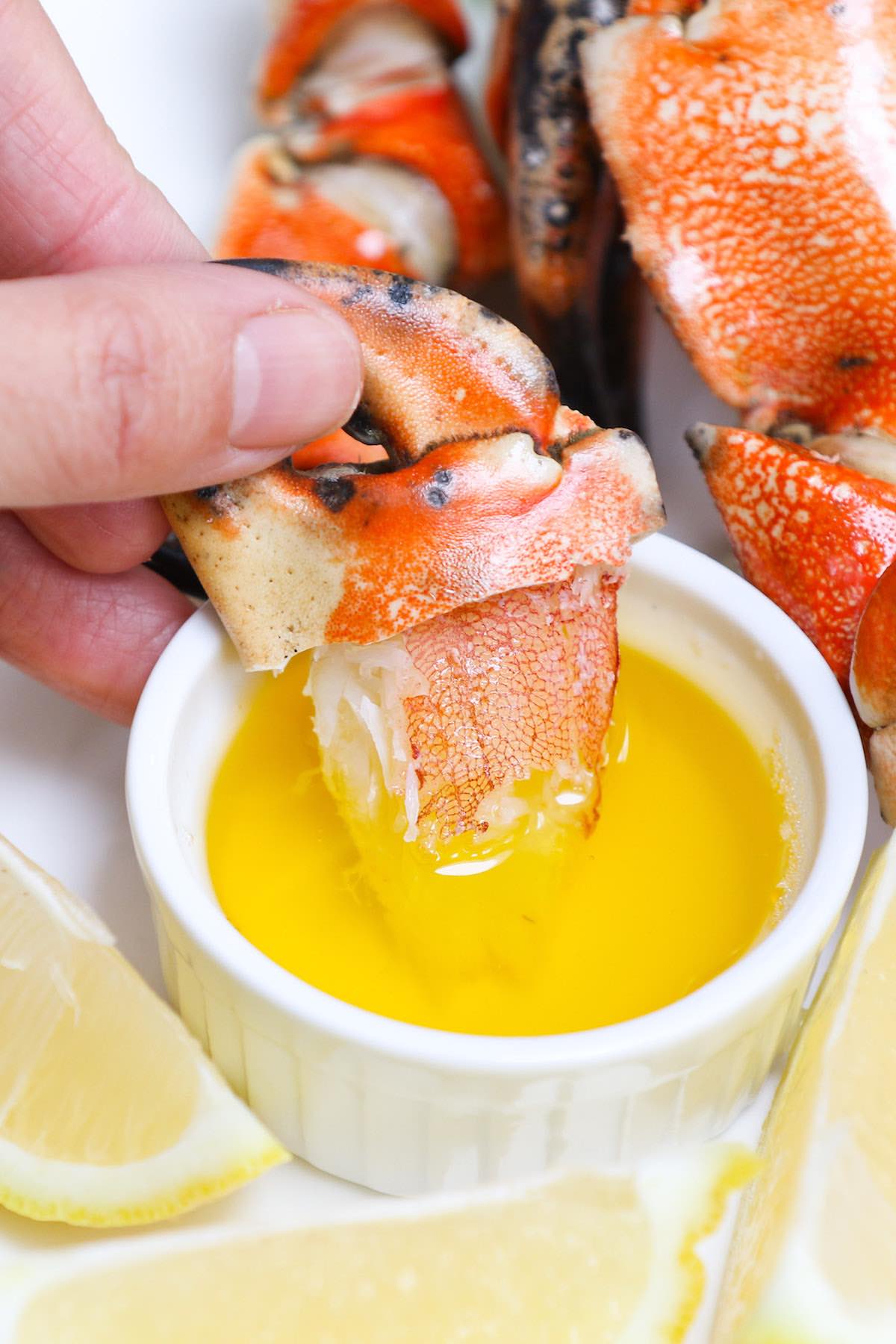 How do you cook frozen crab claws?