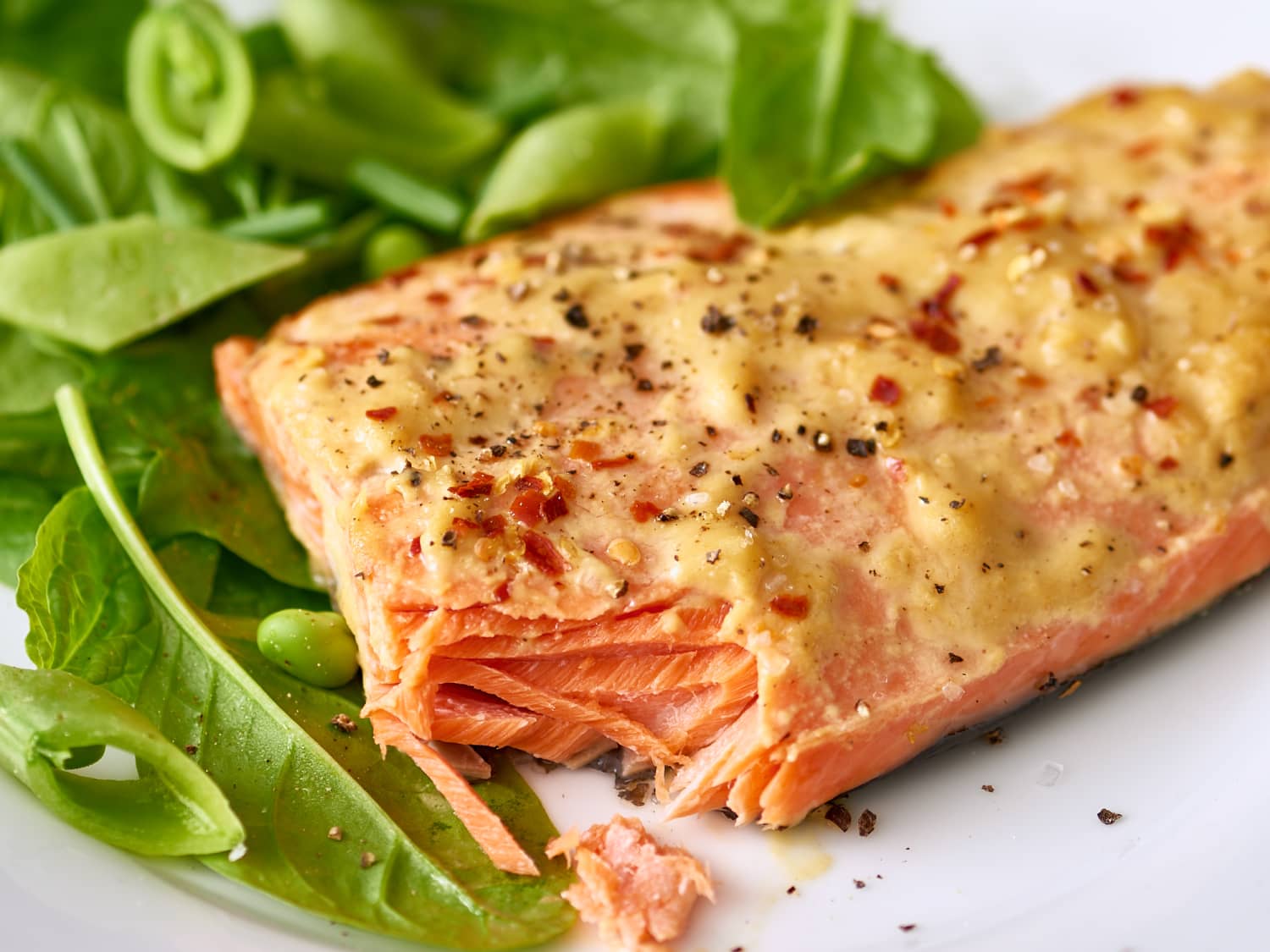 How do you cook frozen salmon fillets?