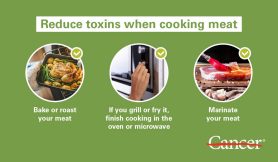 How do you cook meat without carcinogens?