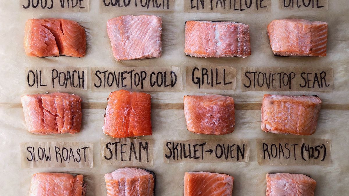 How do you cook salmon without it falling apart?