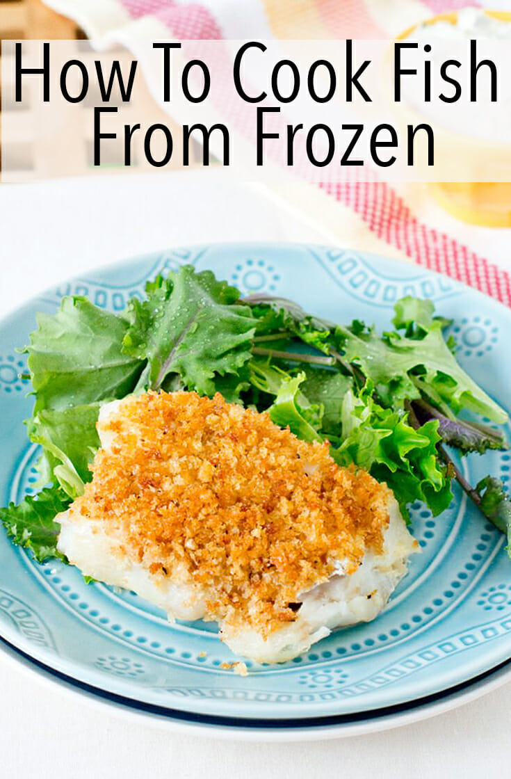 How do you cook thawed frozen fish in the oven?
