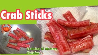 How do you defrost frozen crab sticks?