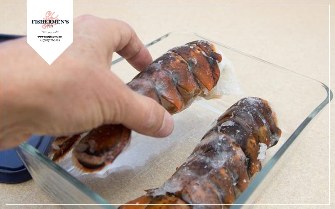 How do you defrost lobster tails quickly?