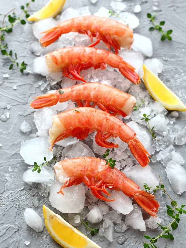 How do you defrost prawns for prawn cocktail?