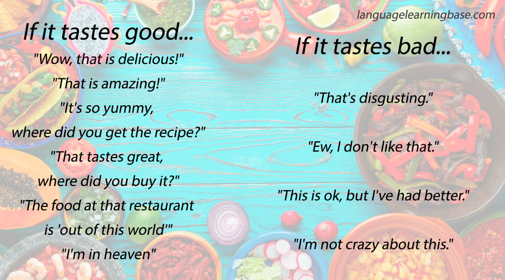 How do you describe food that’s Delicious?