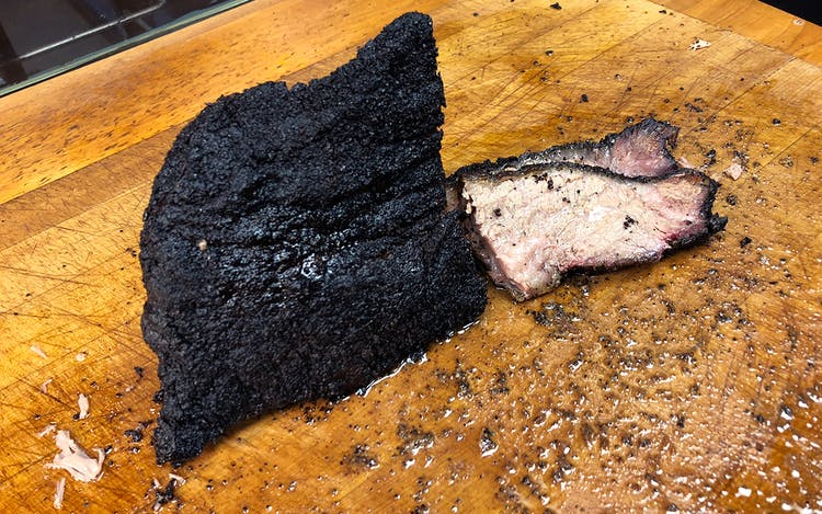 How do you dry a wet brisket?