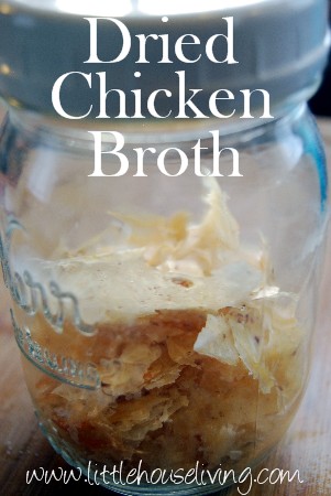 How do you dry broth?