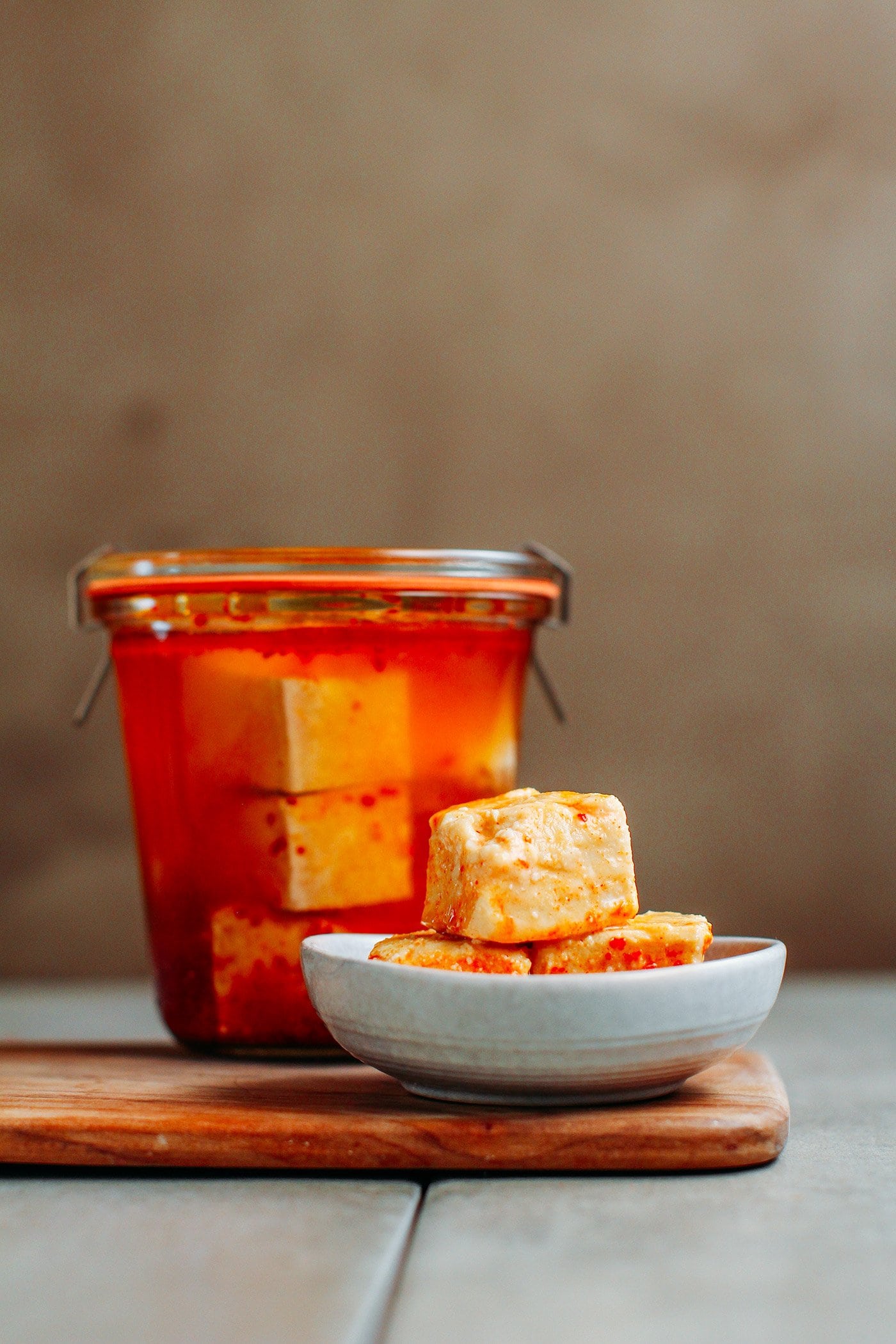 How do you ferment soy tofu?