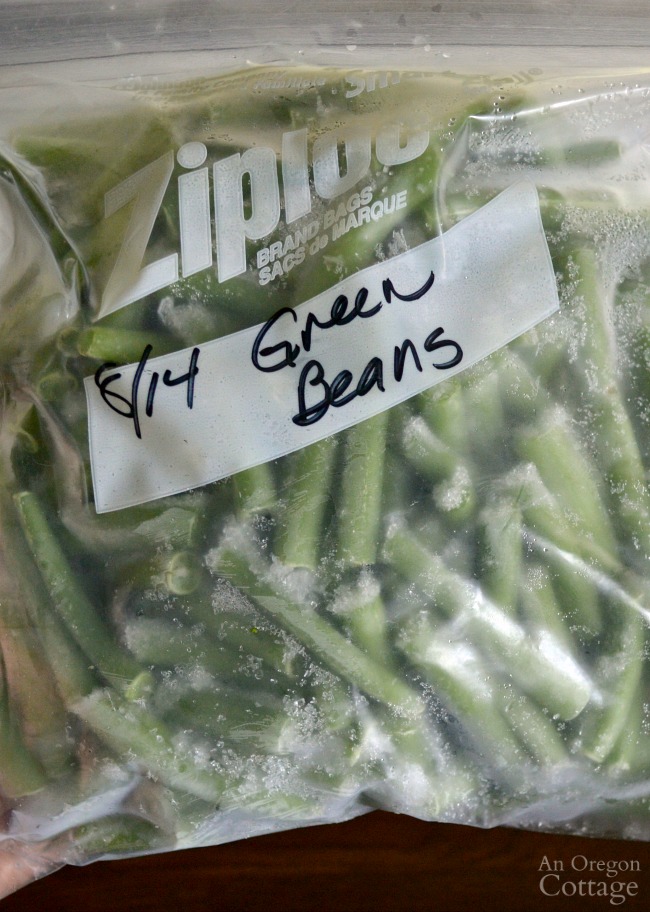 How do you freeze green beans so they are not rubbery?