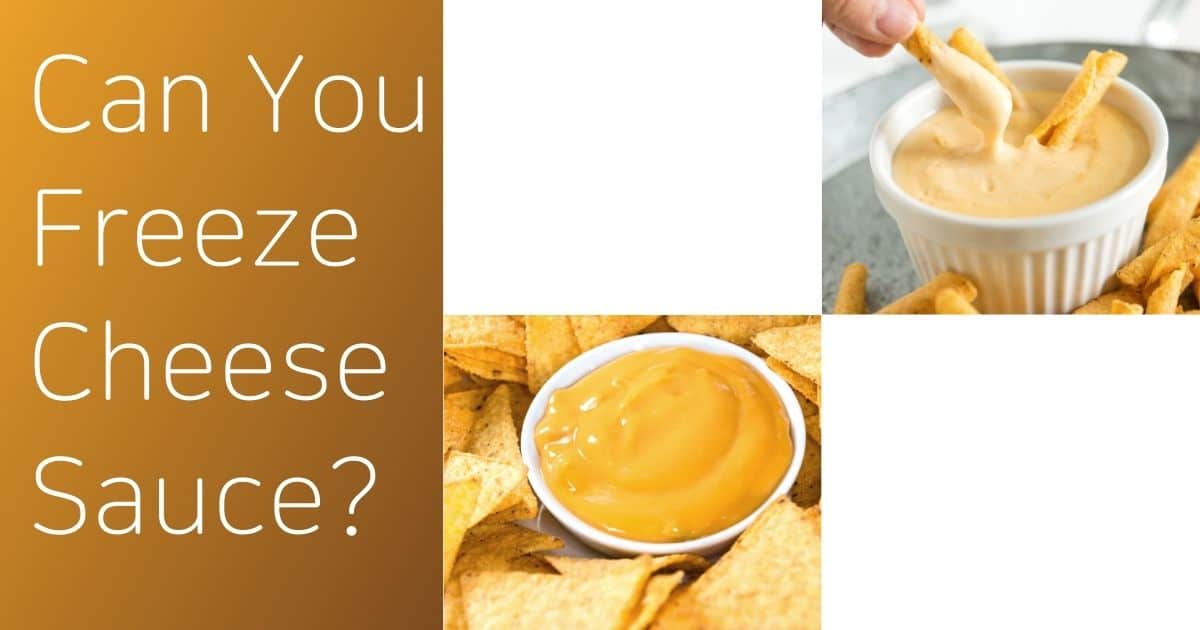 How do you freeze homemade cheese sauce?