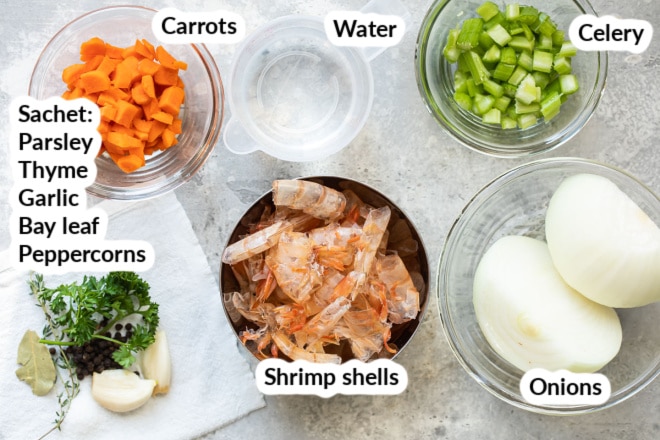 How do you freeze shrimp stock?