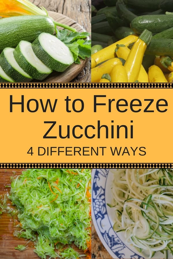 How do you freeze whole zucchini?