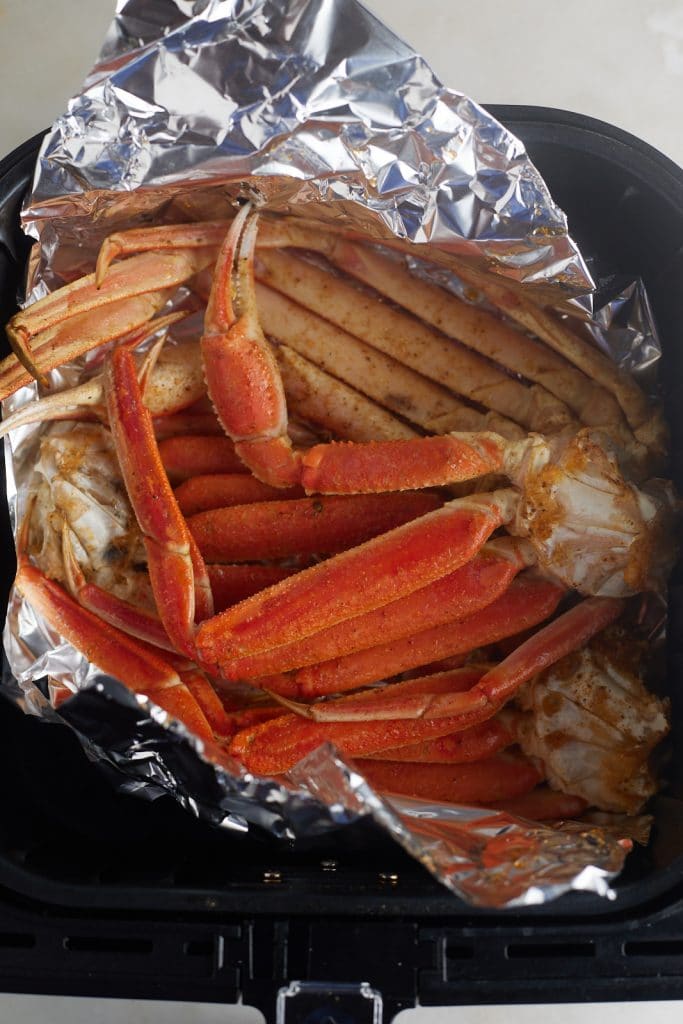 How do you get the air out of crab legs?