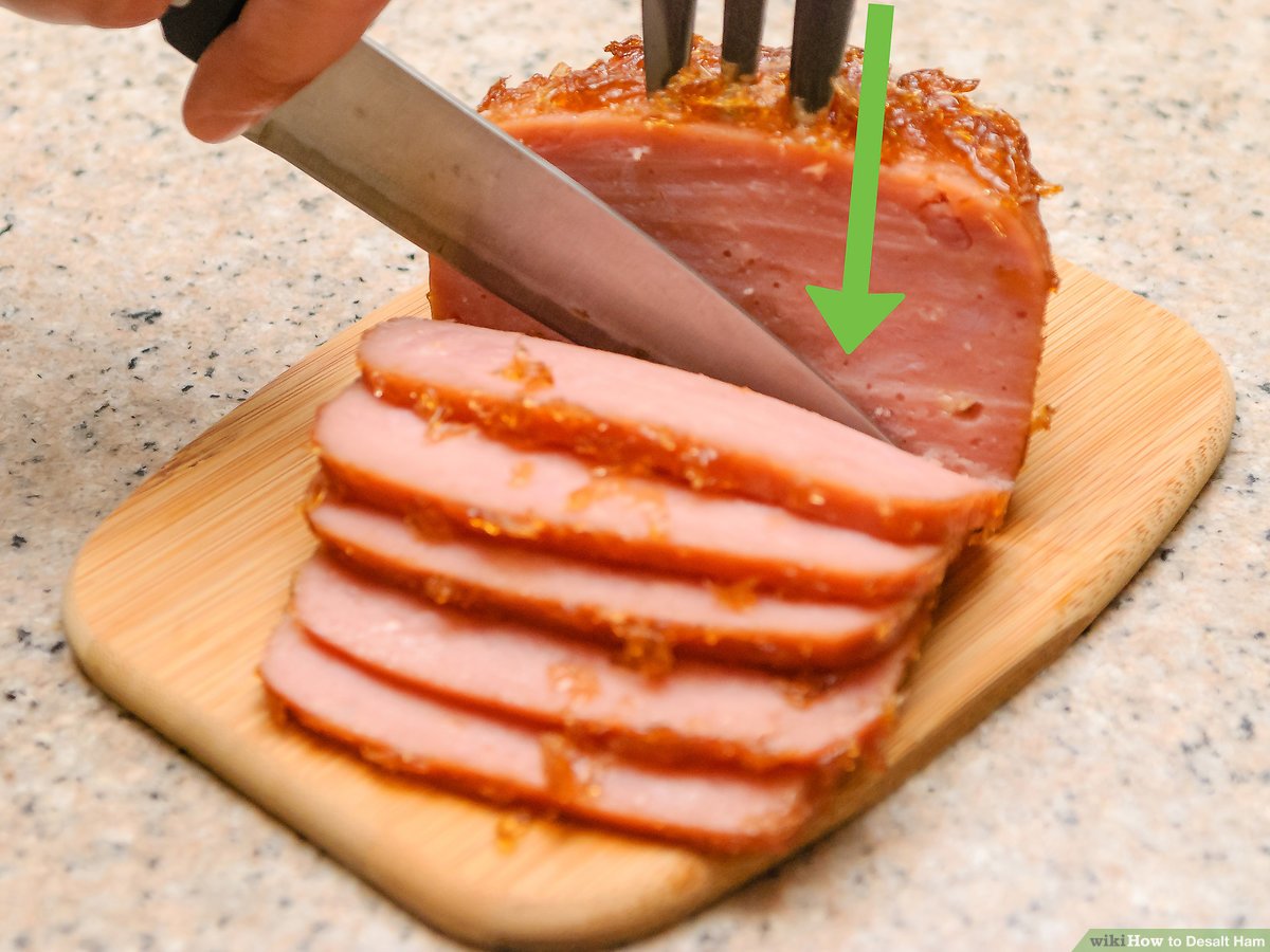 How do you get the salt out of a ham?