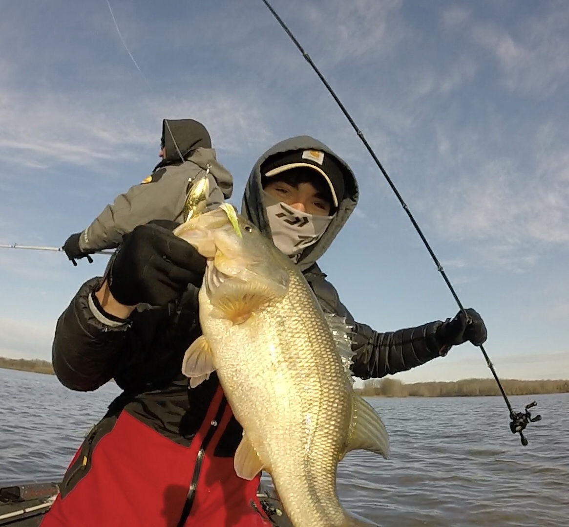 How do you keep a large fish off your line?