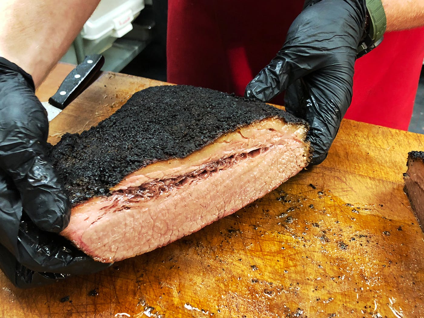 How do you keep brisket from drying out when cooking?