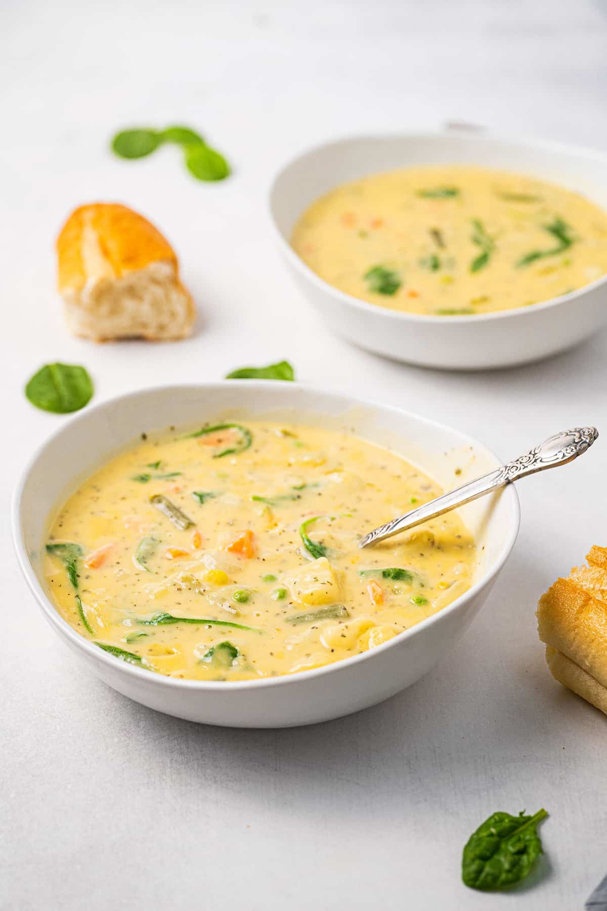 How do you keep cream soups from breaking?