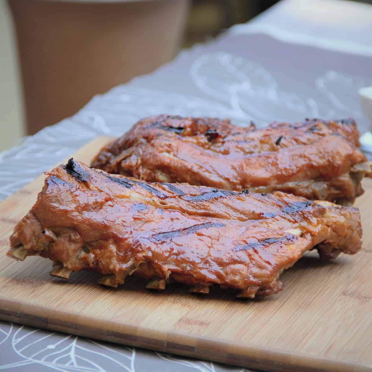 How do you know when ribs are done boiling?