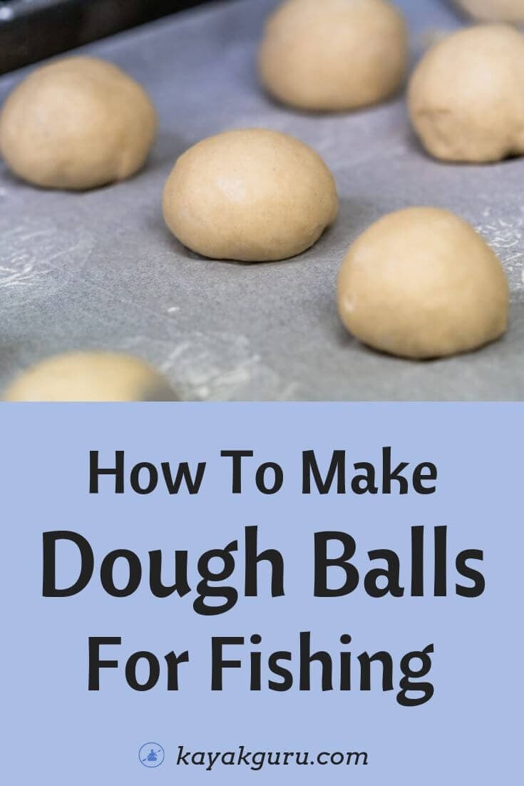 How do you make flour balls for fish?