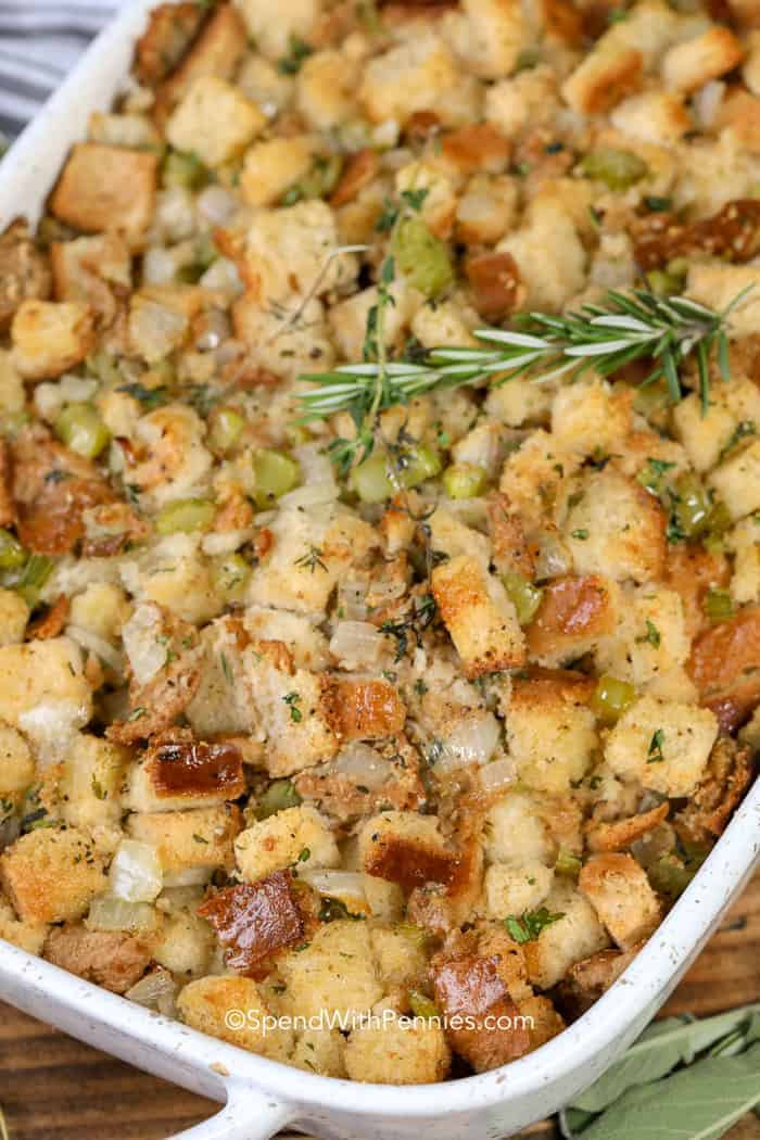 How do you make homemade stuffing?