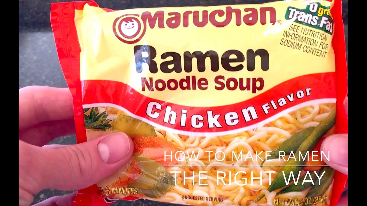 How do you make maruchan ramen?