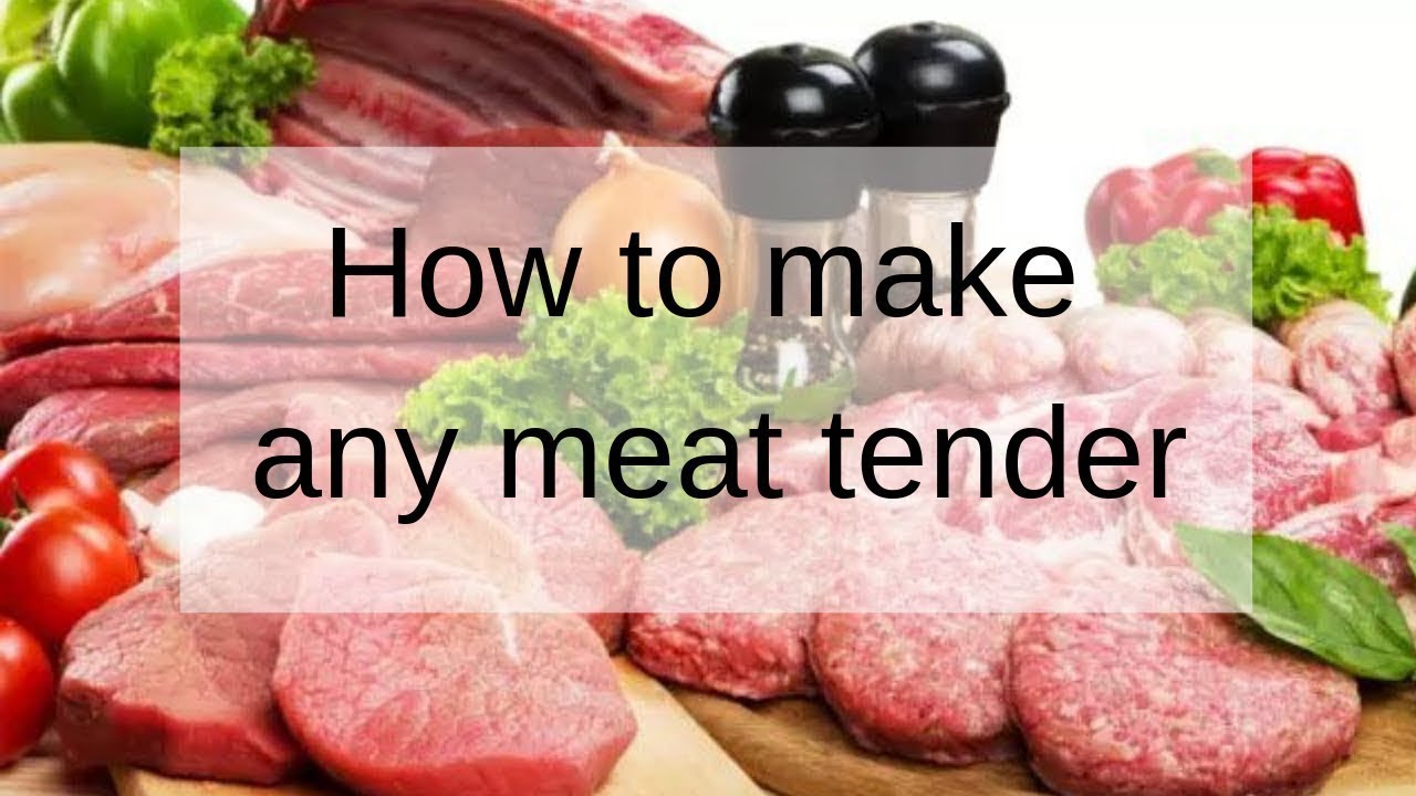 How do you make meat tender again?
