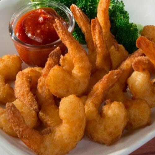 How do you make prawns crispy?