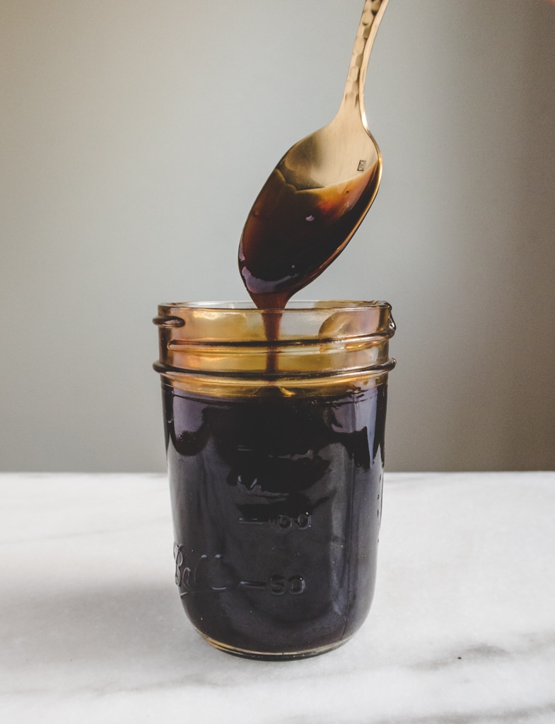 How do you make thick soy sauce from soy sauce?