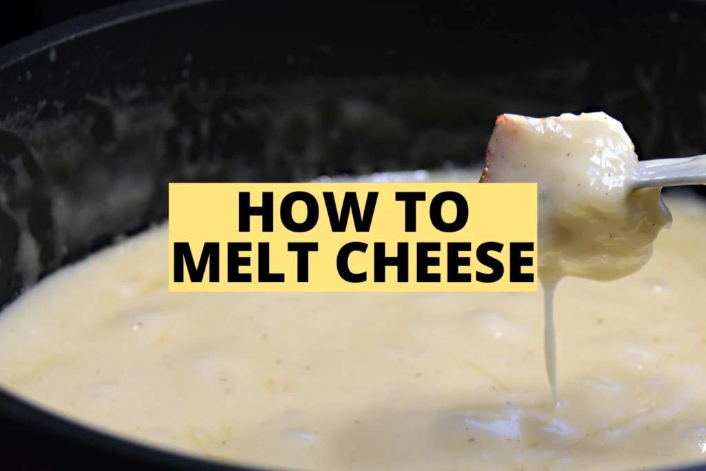 How do you melt cheese without curdling?