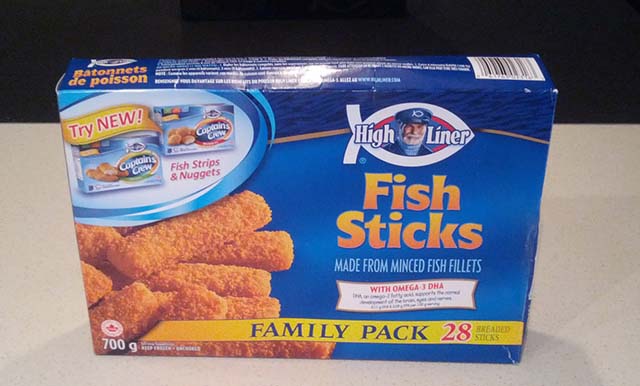 How do you not burn fish sticks?