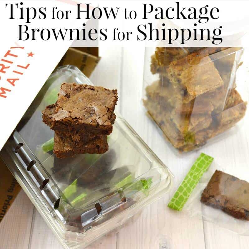 How do you pack brownies for sale?