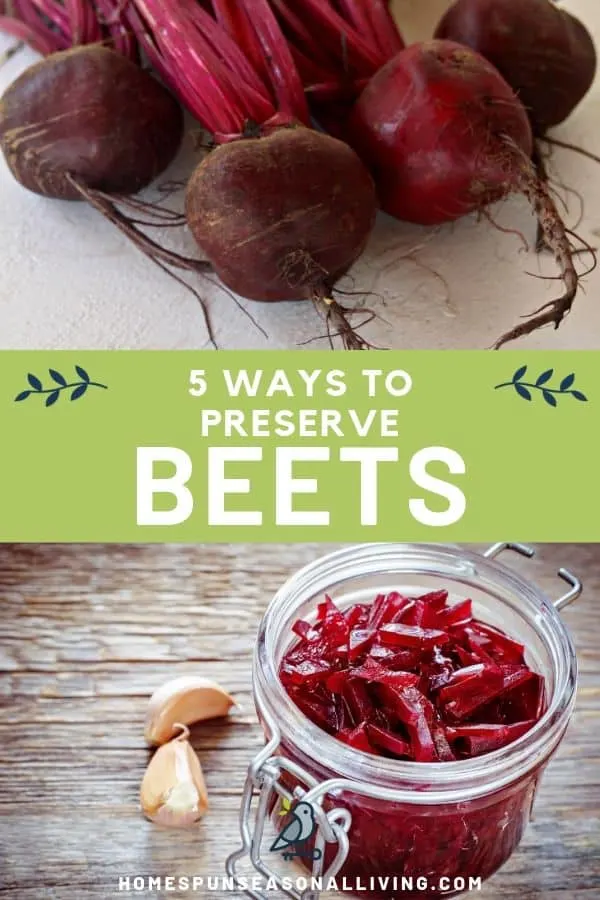 How do you preserve beets at home?