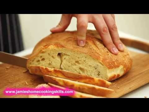 How do you properly cut bread?